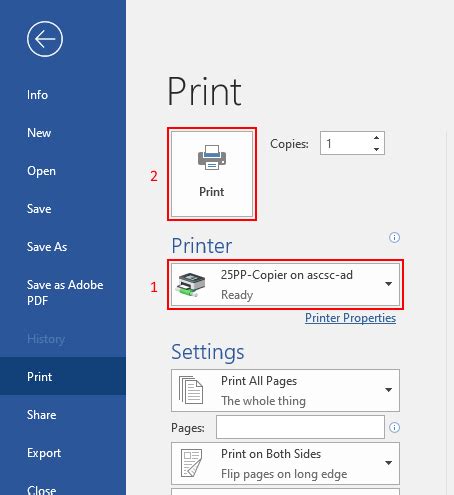How To Print To Xerox Copier Computer Science Tech Support