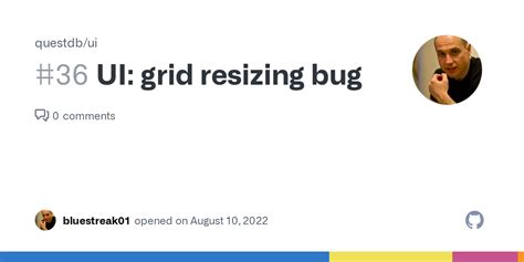 Ui Grid Resizing Bug · Issue 36 · Questdbui · Github