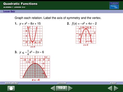 Ppt Exploring Quadratic Graphs Powerpoint Presentation Free Download