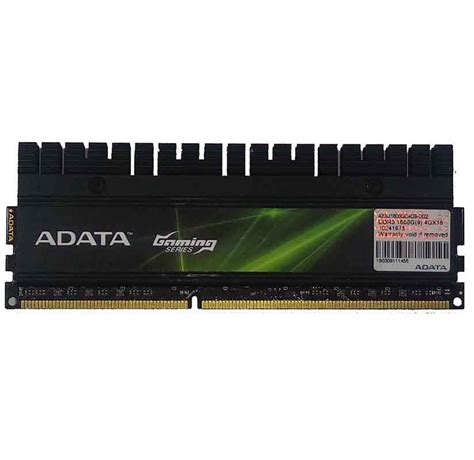 رم 4 گیگ Ddr3 ای دیتا Adata Gaming Series 1600 Mhz استوک فروش و پخش عمده تک استور