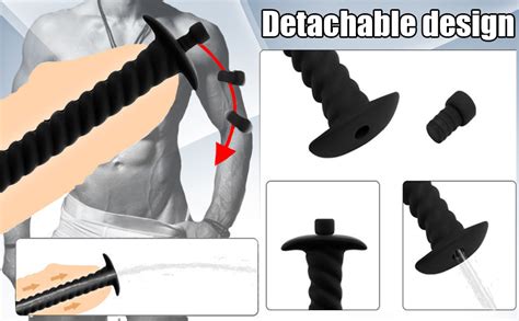 Mfmyee Silicone Hollow Urethral Sound Dilator With Adult Syringe Injection