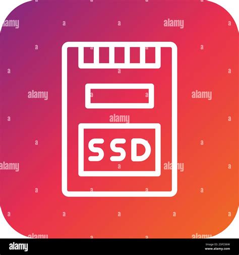 Ssd Vector Icon Design Illustration Stock Vector Image And Art Alamy