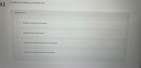 Solved The Apc Can Be Defined As The Fraction Of A Matipie Solved The Apc Can Be Defined As The Fraction Of A Matipie