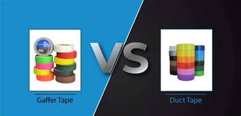 Gaffer Tape Vs Duct Tape Whats The Difference Tape Jungle