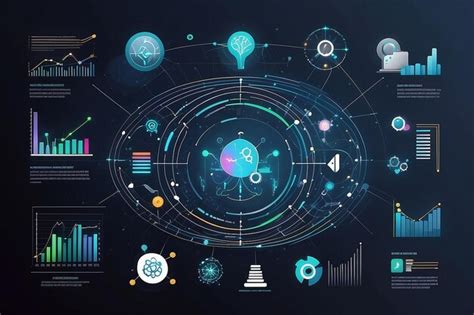 Ai Big Data And Business Analytics Icons Represent The Integration Of Advanced Premium Ai