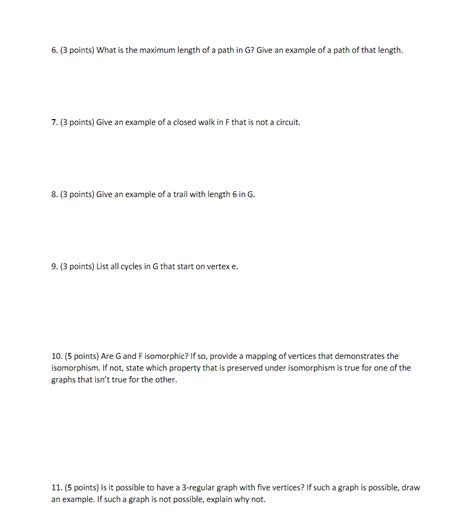 Solved For The Following Questions Consider The Following Chegg