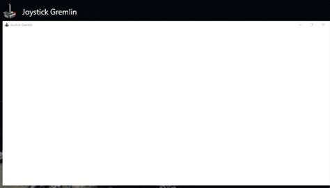 GUI Not Appearing Issue WhiteMagic JoystickGremlin GitHub