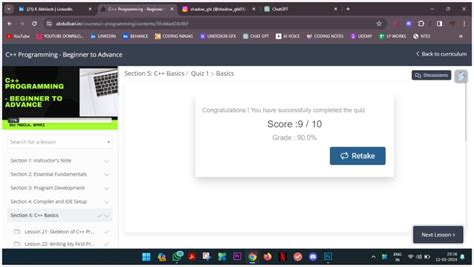 k akhilesh on linkedin cplusplus programmingjourney helloworld operators datatypes codequiz…