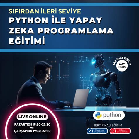Python Ile Yapay Zeka Programlama Eğitimi Online