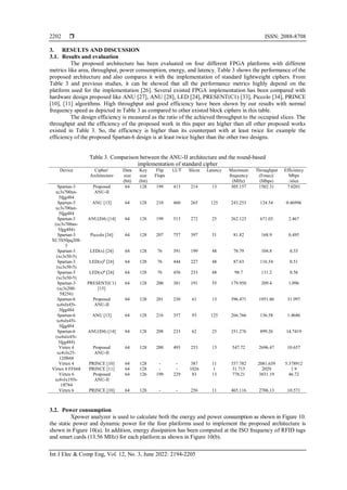 Lightweight ANU II Block Cipher On Field Programmable Gate Array PDF Programming Languages