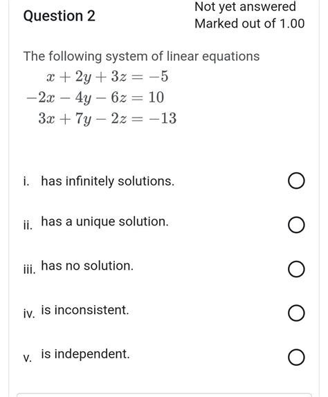Solved Question Not Yet Answered Marked Out Of The Chegg