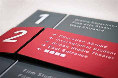 Sarah Holley Design Old Science Hall Directory Signage Design