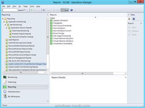 SCVMM SP In A LAB Installation Part F Install Reporting System Center Virtual