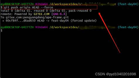 Idea：撤销git已经push的代码完美解决idea撤回push Csdn博客