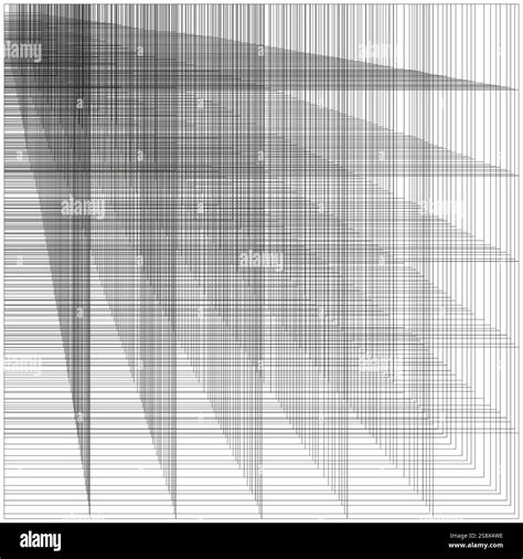 Layered Angular Lines Monochrome Abstract Grid Sharp Striped Shapes Optical Perspective