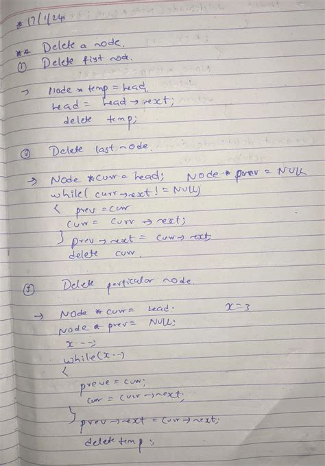 Hemant N Patil On Linkedin Day 78 Date17124 Deleting The Last Node