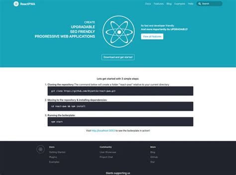 react pwa