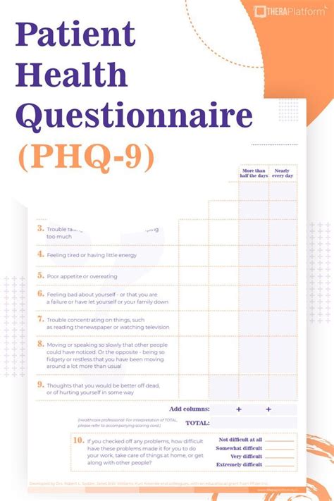 Patient Healthcare Questionnaire 9 Phq 9