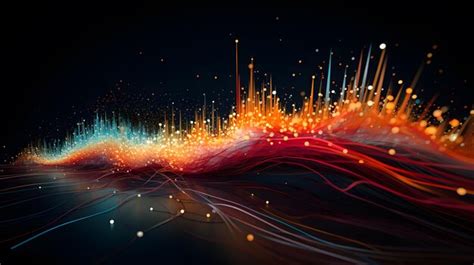 Premium Ai Image Abstract Image Of Highspeed Data Transfer Visualization