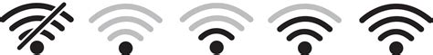 Wi Fi Icon Set Internet Connection Signal Icon Wireless And Wifi Icon Or Wi Fi Icon Sign For