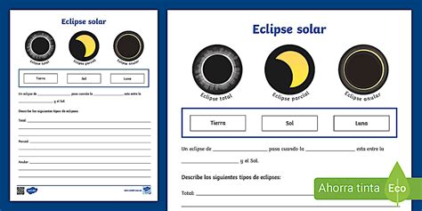 hoja de actividad eclipse solar teacher made twinkl