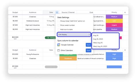 The Date Column Support