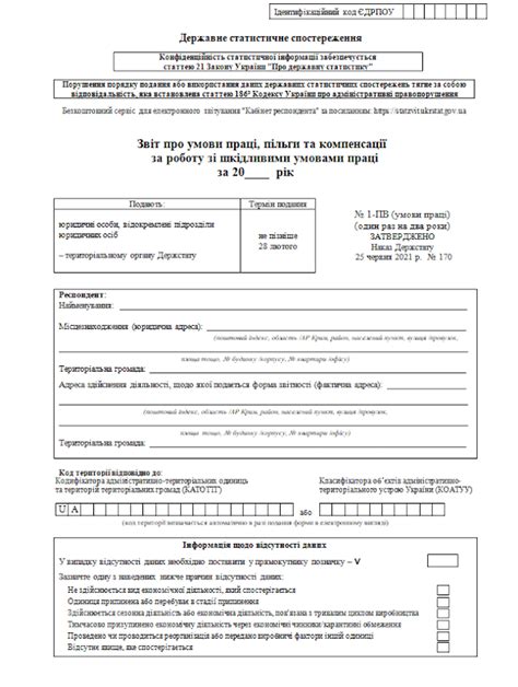 Звіт з праці 1 ПВ нові бланки та інструкція