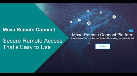 Moxa Remote Connect MRC Secure Remote Access That S Easy To Use YouTube