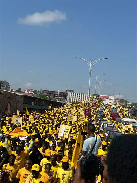 Massive Turnout For Alan Kyerematens Afrafranto Walk In Kumasi