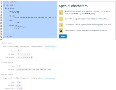 Solved C Program Output White Space Problem Please View