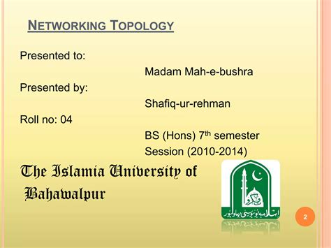 Networking Topology Ppt