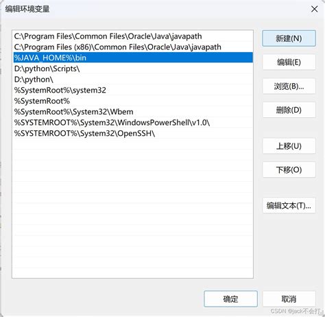 Win11如何安装java及配置环境变量win11添加系统环境变量 Bin Csdn博客