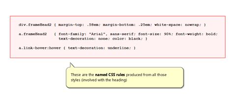 Flexdocxyz Usage Of Css In Generated Html Blended In Hyperlinks