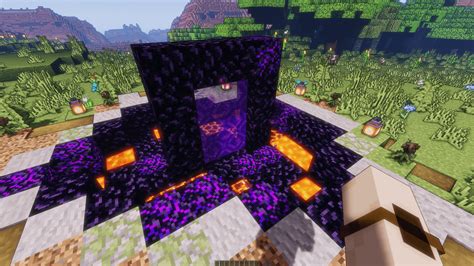 Overgrown Nether Tunnel Idea R Minecraft