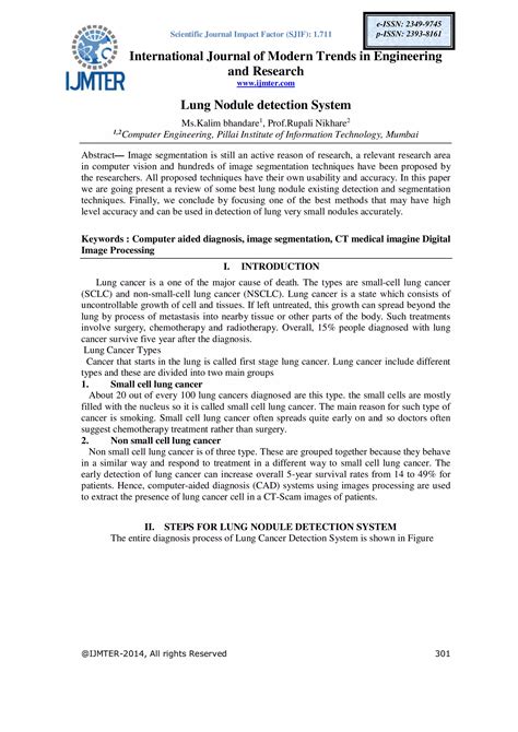 Lung Nodule Detection System PDF