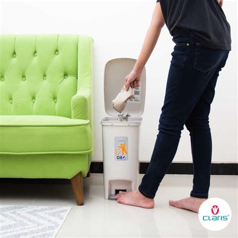 Claris Tempat Sampah Injak Step On Dustbin 20 Liter Geo Enzo 1162 Lazada Indonesia
