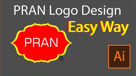 Pran Logo Design In Adobe Illustrator Pran Logo Create Adobe Illustrator Pran Logo