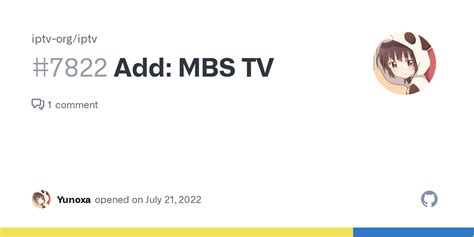 Add Mbs Tv · Issue 7822 · Iptv Orgiptv · Github