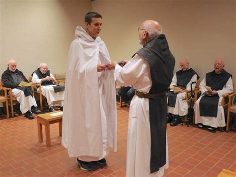 Brother Kyle Receives The Novice Habit