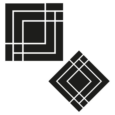 Premium Vector Geometric Squares Pattern Abstract Maze Grid Optical