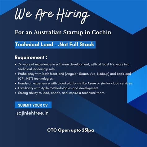 hiringalert fullstack angular mnc kochi sajini rebacca sajeev