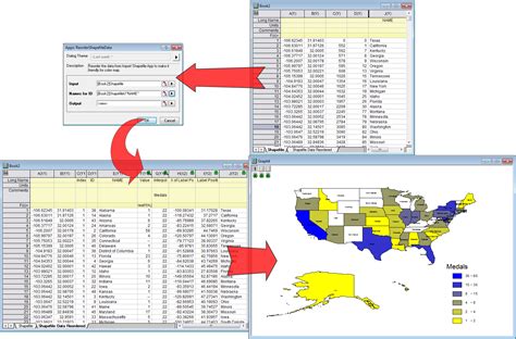 Originlab Corp After Importing Data By Using Import Shapefile” App