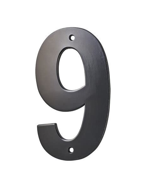 Thirard Chiffre 7 à Visser Alliage H 80mm Noir Thirard La Poste