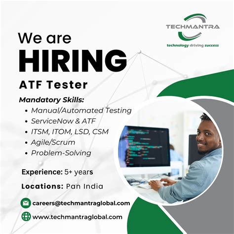 Techmantra Global On Linkedin Contact Hiring Atftester Servicenow Servicenowjobs
