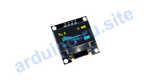 Arduino Oled I2c 128x64 Display как подключить скетч схема