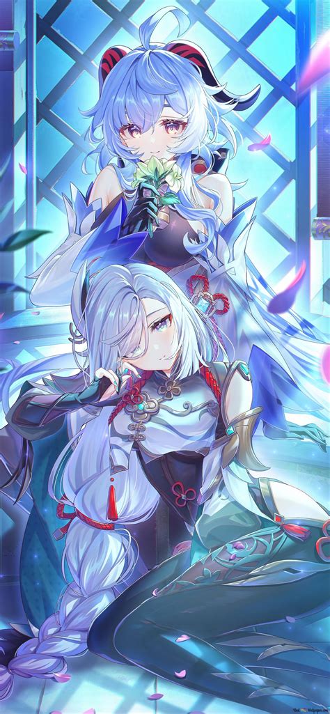 Shenhe Ganyu Genshin Impact K Wallpaper Download