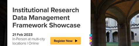 National Institutional Research Data Management Framework Showcase Newsroom University Of