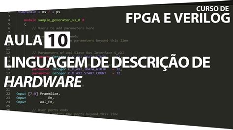 fpga e verilog aula 10 linguagem de descrição de hardware youtube
