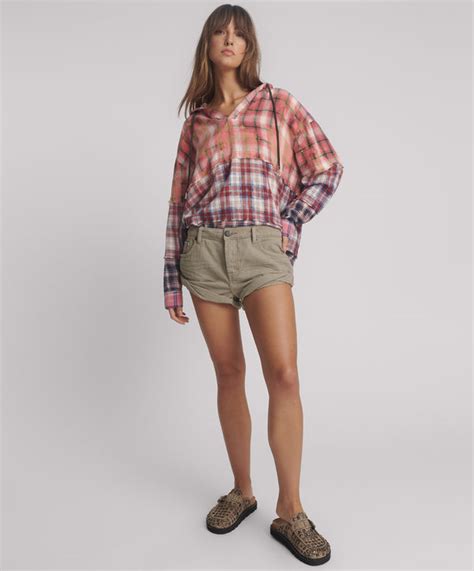 Low Waist Denim Shorts One Teaspoon