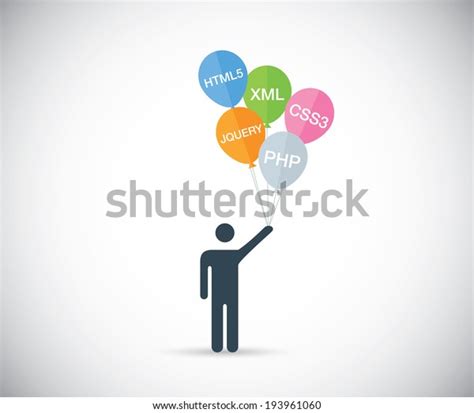 Easy Web Coding Programming Concept Illustration Stock Illustration 193961060 Shutterstock